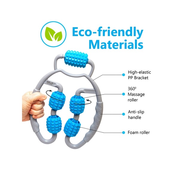 Other | Handheld Fullbody Massager Roller Lightweight Dual Angle Foam ...